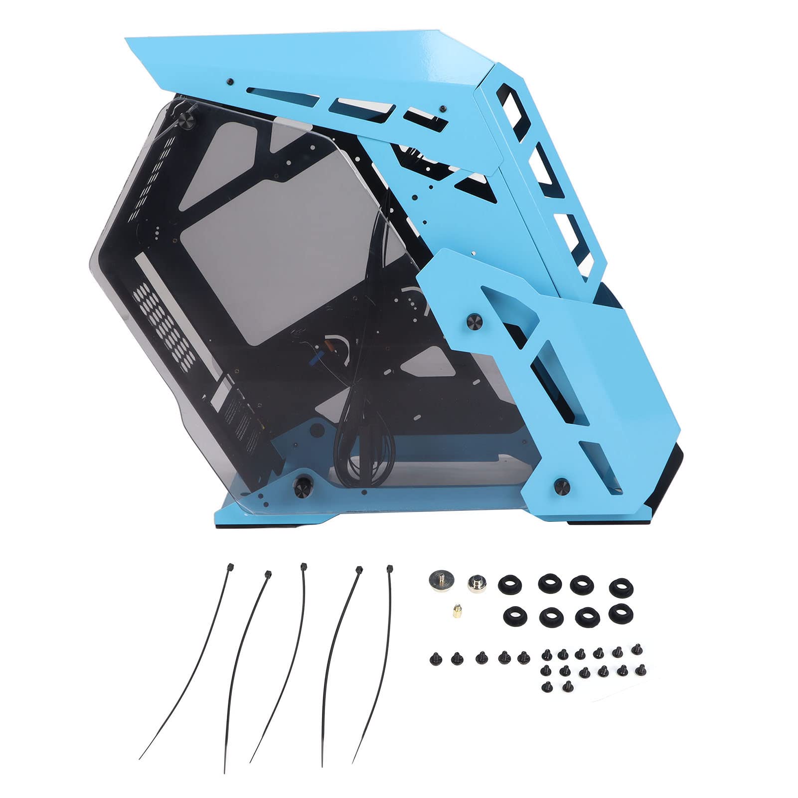 Buy ciciglow Computer Case, Micro ATX Case RGB Lighting Desktop Chassis ...