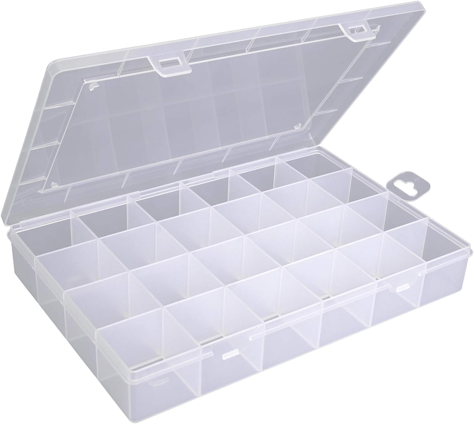 hünersdorff boîte rangement plastique PP-Eco avec 24 compartiments ...