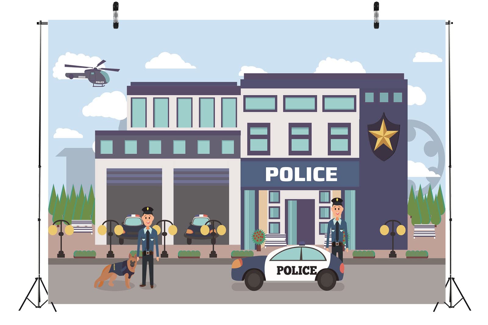Animated Police Station