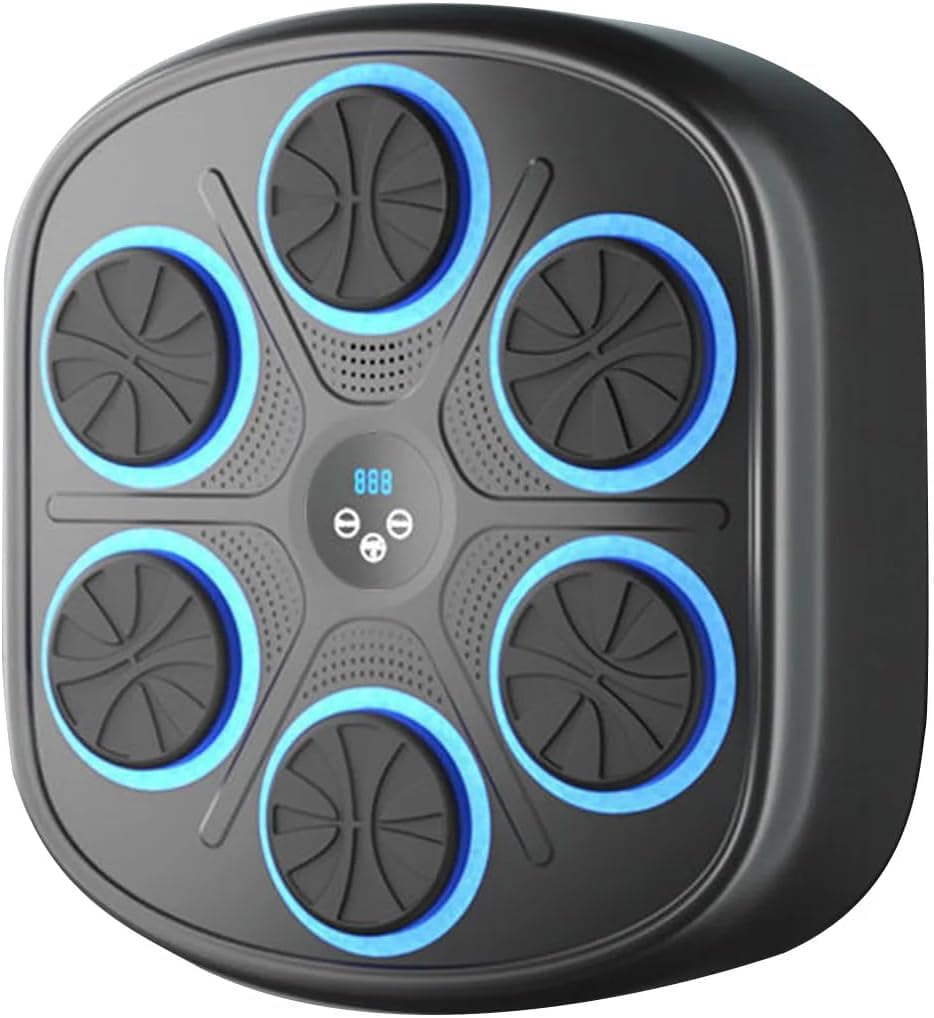 MEGELIN Music Boxing Machine with Boxing Gloves,Wall Mounted, Bluetooth ...