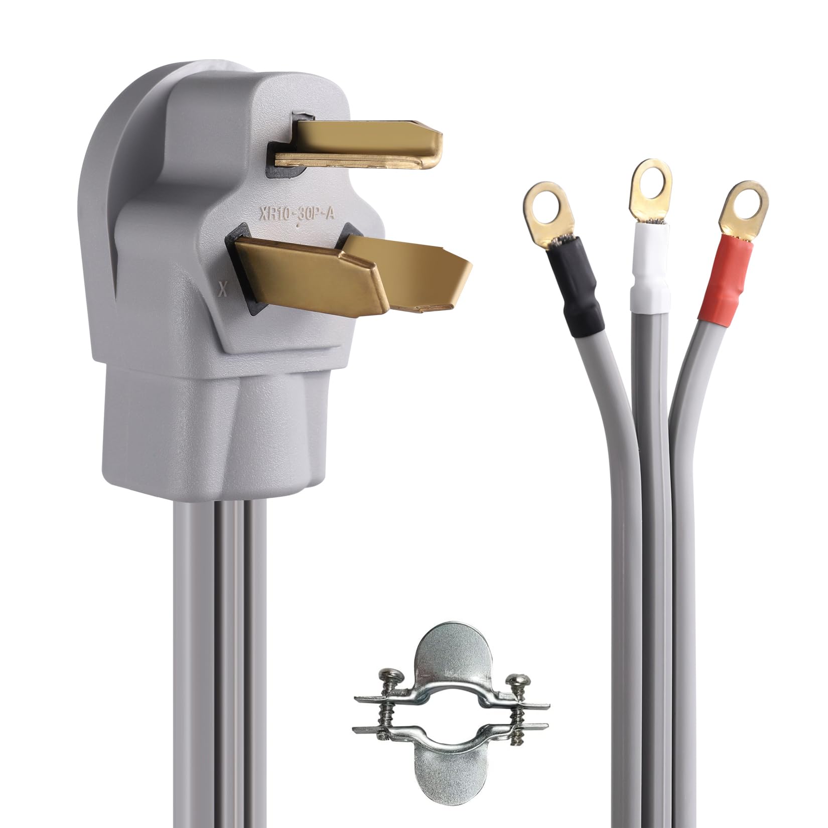 Snapklik.com : FiiMan 10 AWG 3 Prong Dryer Cord SRDT, 30 Amp 7500W ...