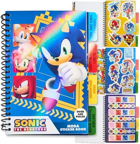 Amazon.com: Sonic The Hedgehog Sticker Pack Ultimate Set ~ 600+ Sonic ...