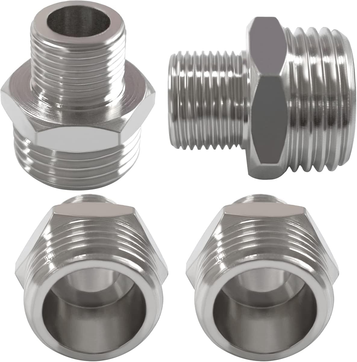 Amazon.com: 7/8" Female to G1/2" Male Reducer Faucet Adapter,Faucet ...