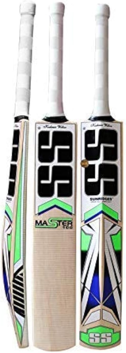 SS master 100 kw bat Kashmir Willow Cricket Bat ( Size: Short Handle ...
