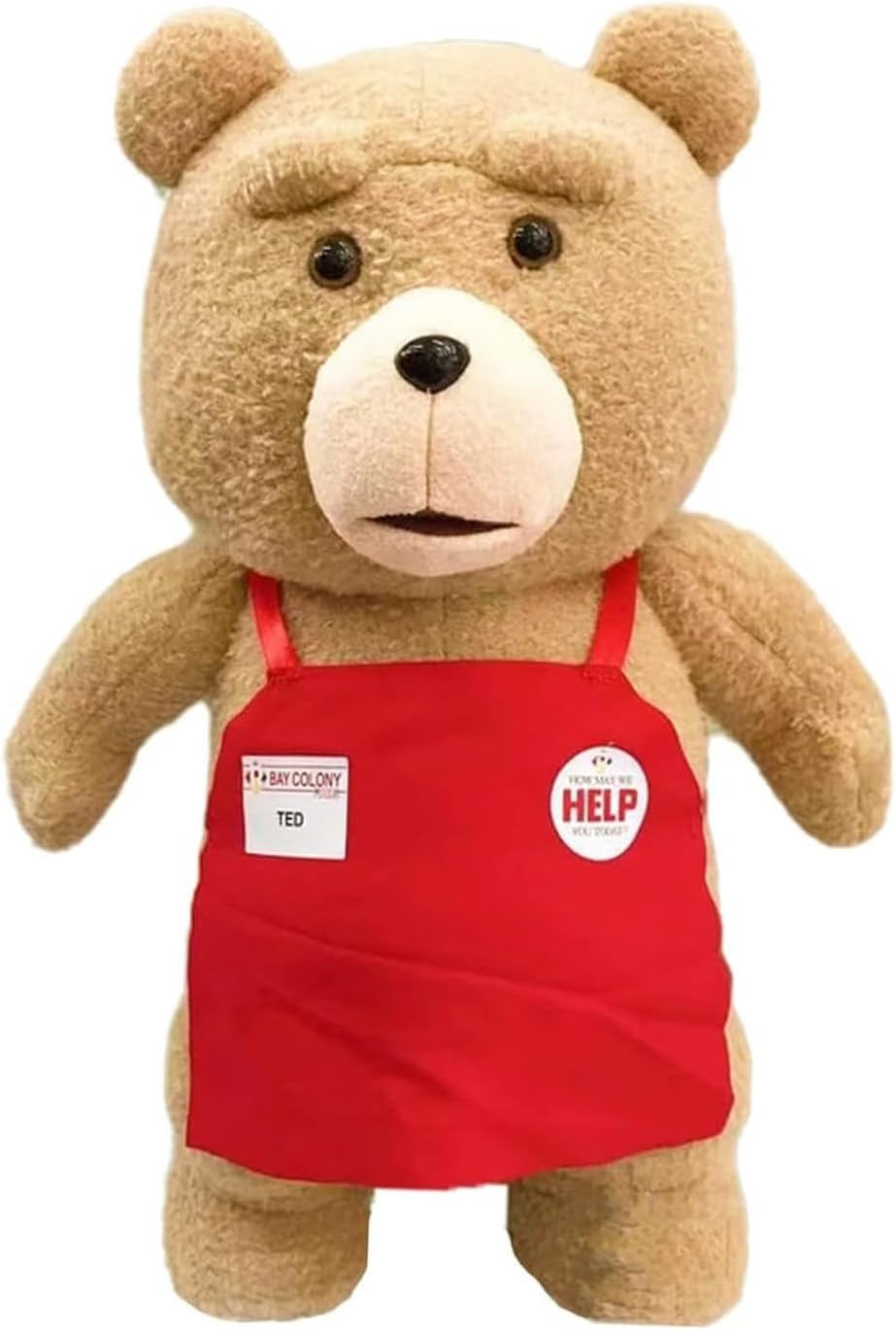 Amazon.com: New Ted Movie Teddy Bear Plush in Apron,12 inch/30 cm Soft ...