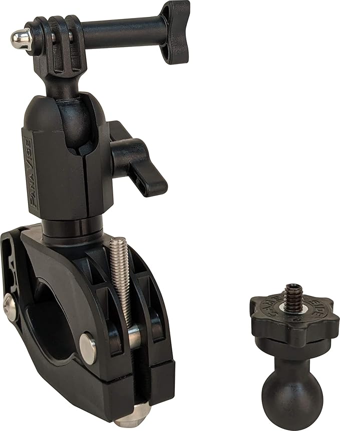 Amazon.com: PanaVise 13250 BarGrip XL Action Camera Bar Mount, Black ...