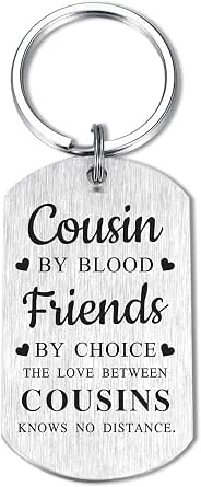Amazon.com: Levole Cousin Gifts Cousin Keychain - Gifts for Cousin Men ...