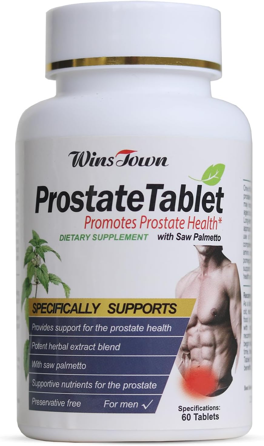 Amazon.com: Wins Town Prostate Tablet, Saw Palmetto Prostate Health ...