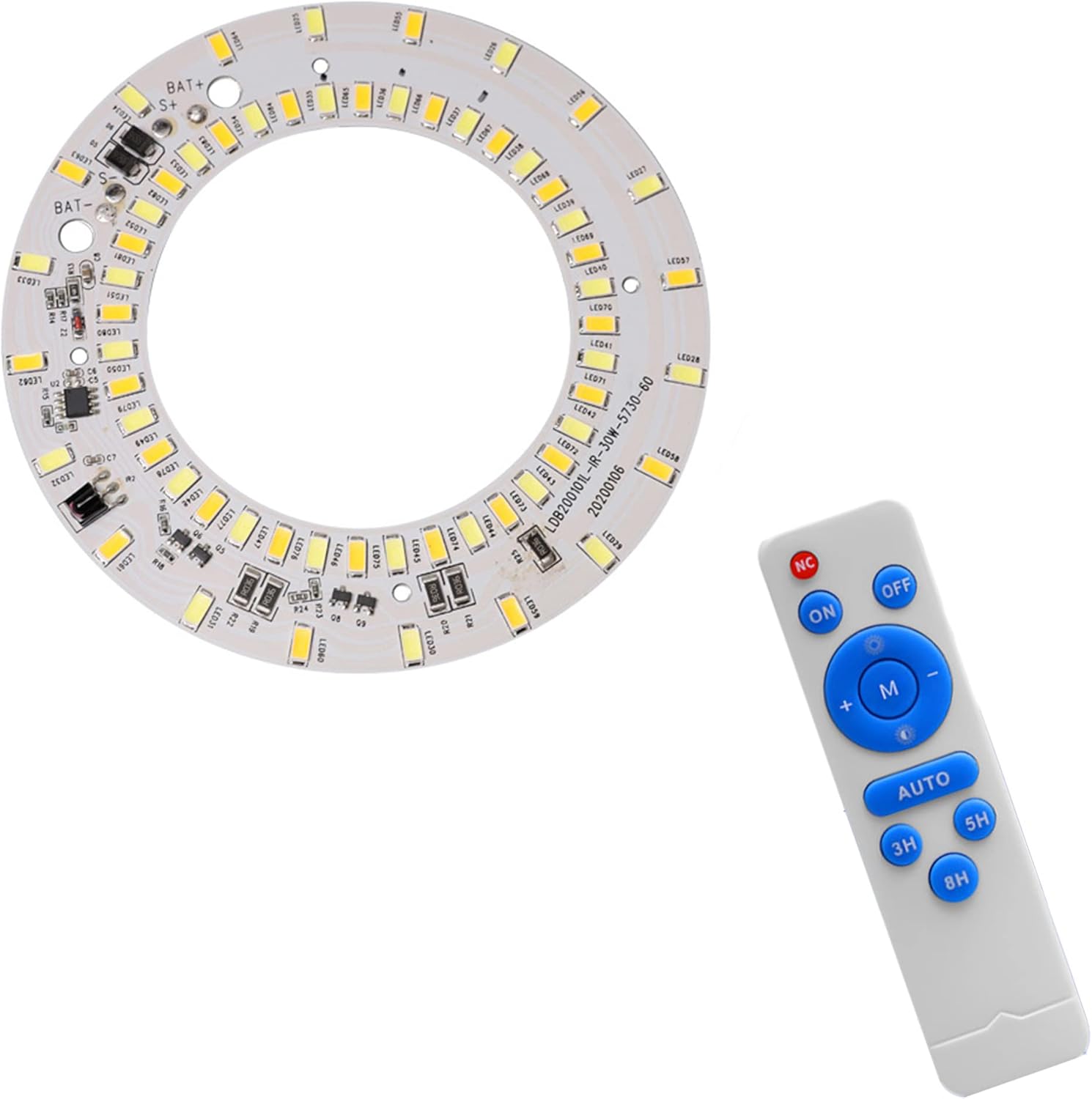 SKIVTGLAMP 6W 4.68 Inch LED Ring Circle Light Panel Replacement Kit for ...