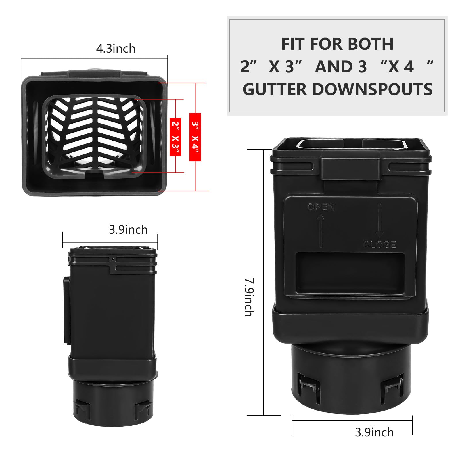 These Gutter Downspout Leaf Filters Are A Super Easy Way To Keep Your