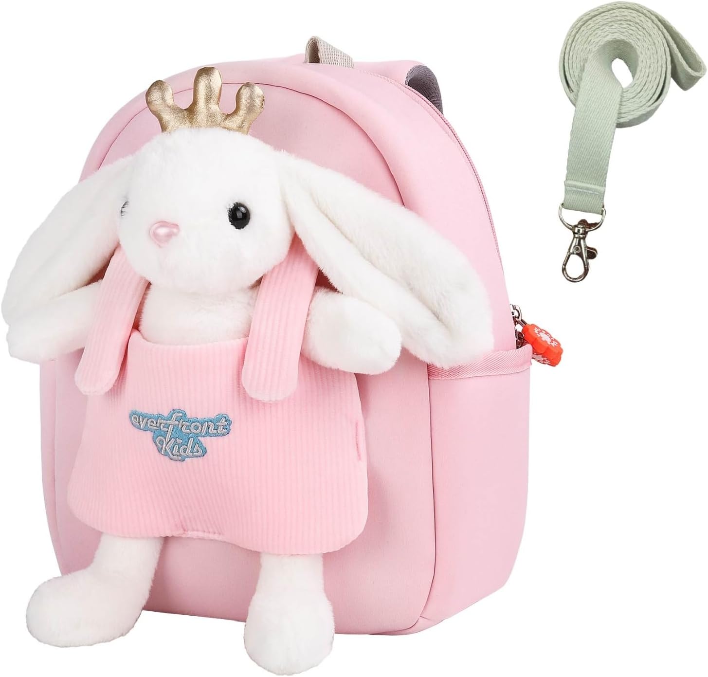 Amazon.com | everfront Kids Backpack Bunny Pink with Leash,Toddler ...