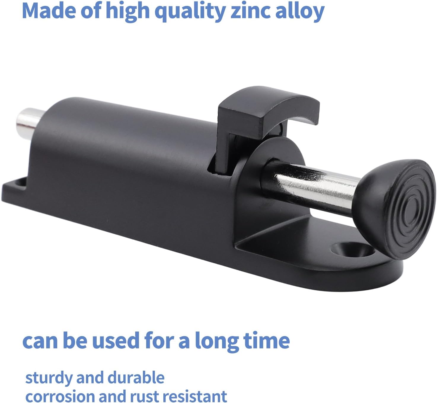 MY MIRONEY Spring Loaded Sliding Door Lock Black Philippines | Ubuy
