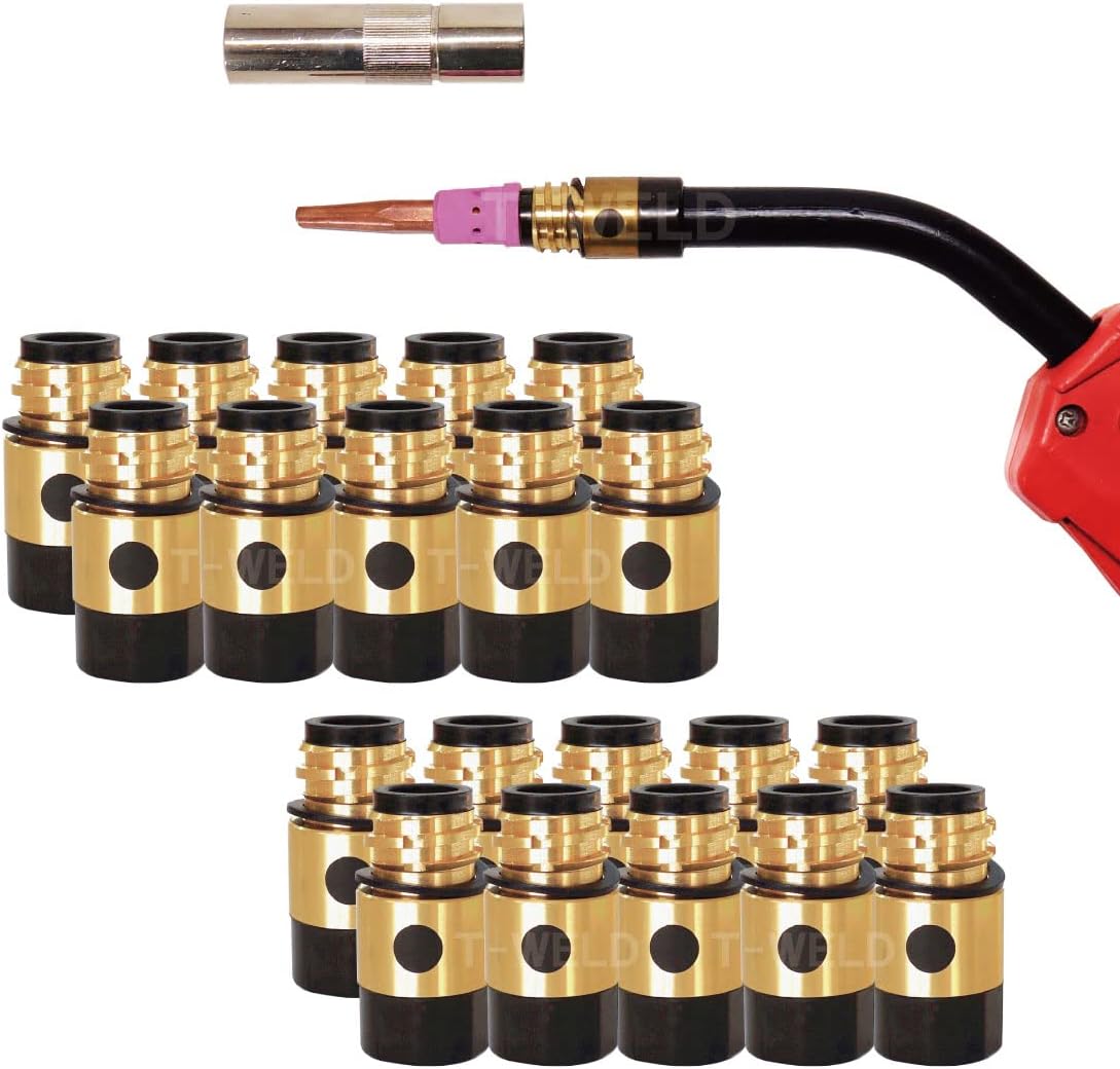Amazon.co.jp: TOAN CO2 半自動溶接 インシュレーター 溝付き 350A PANA TFZ00002 適合 20本単価 ...