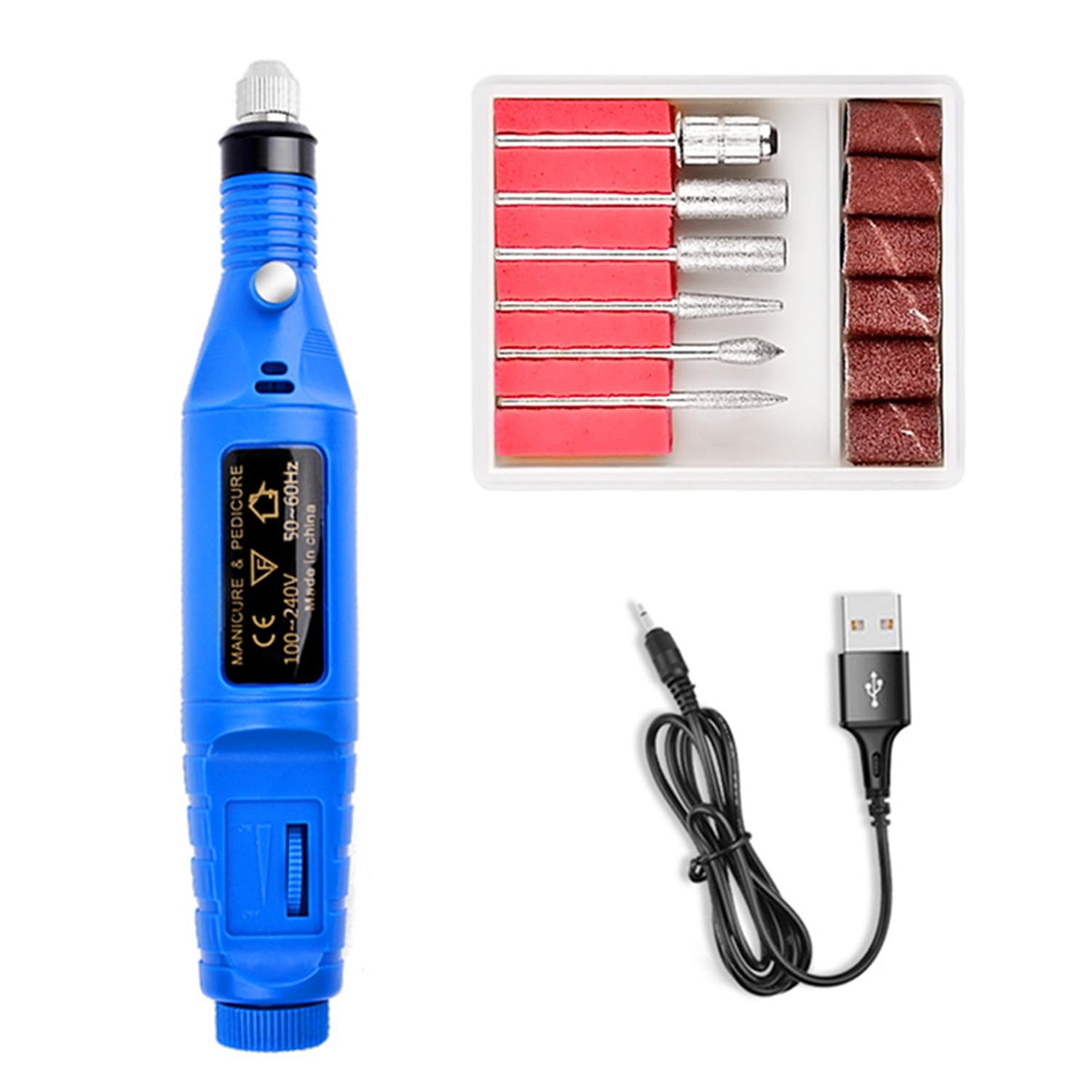 Amazon.com: USB Electric Nail Drill,Portable Electric Nail Drill ...