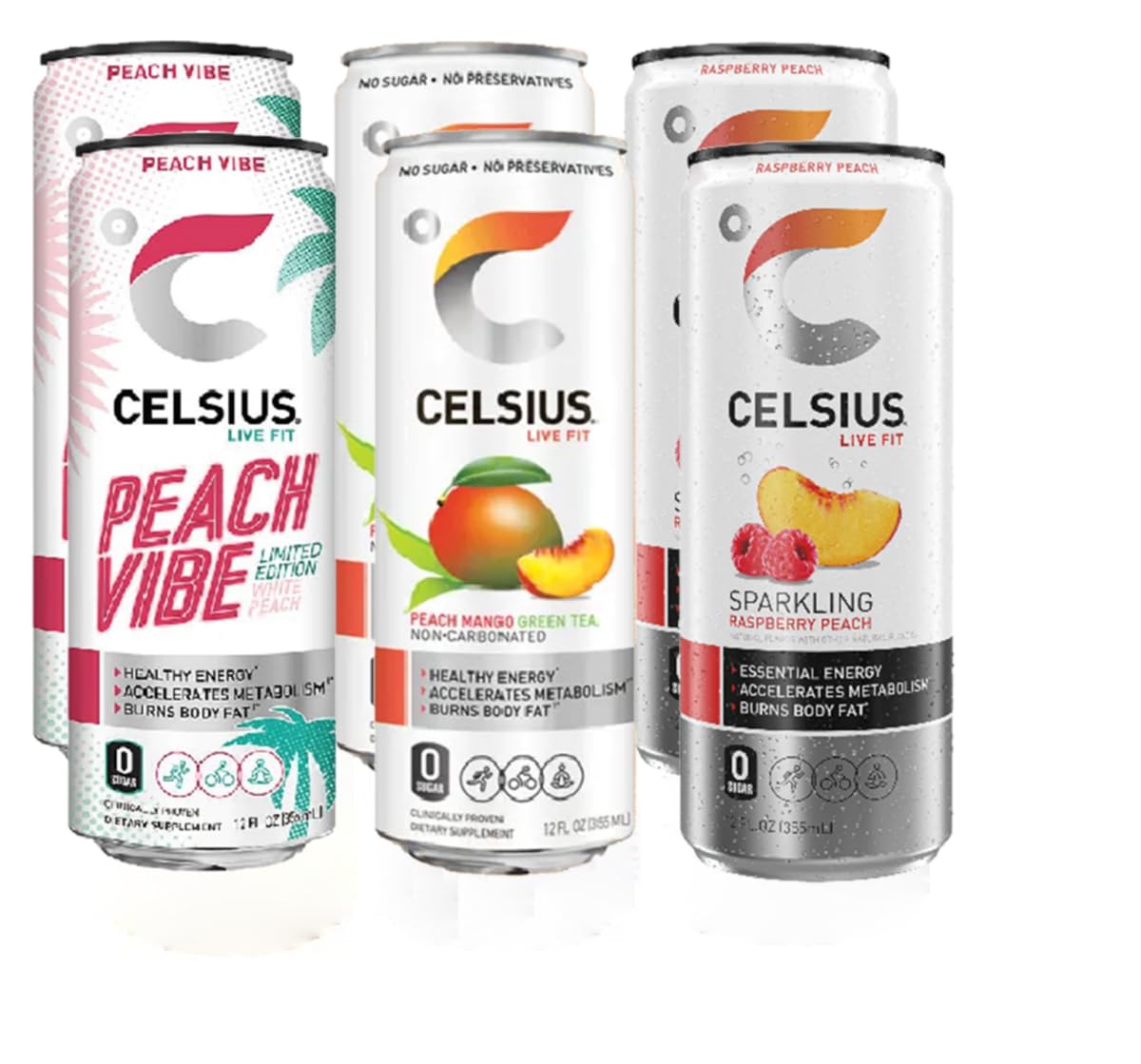 Amazon.com : CELSIUS Sparkling Functional Essential Energy Drink with ...