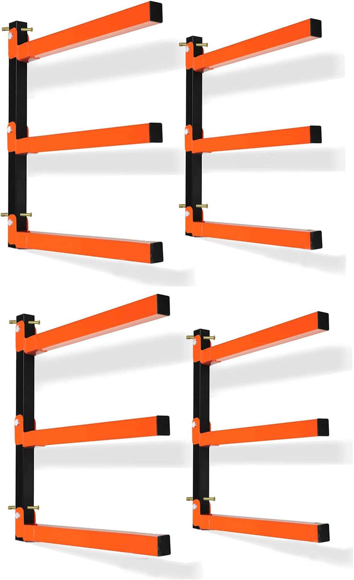 Amazon.com: Anglerbasics Lumber Storage Rack,3-Level Lumber Rack Wall ...