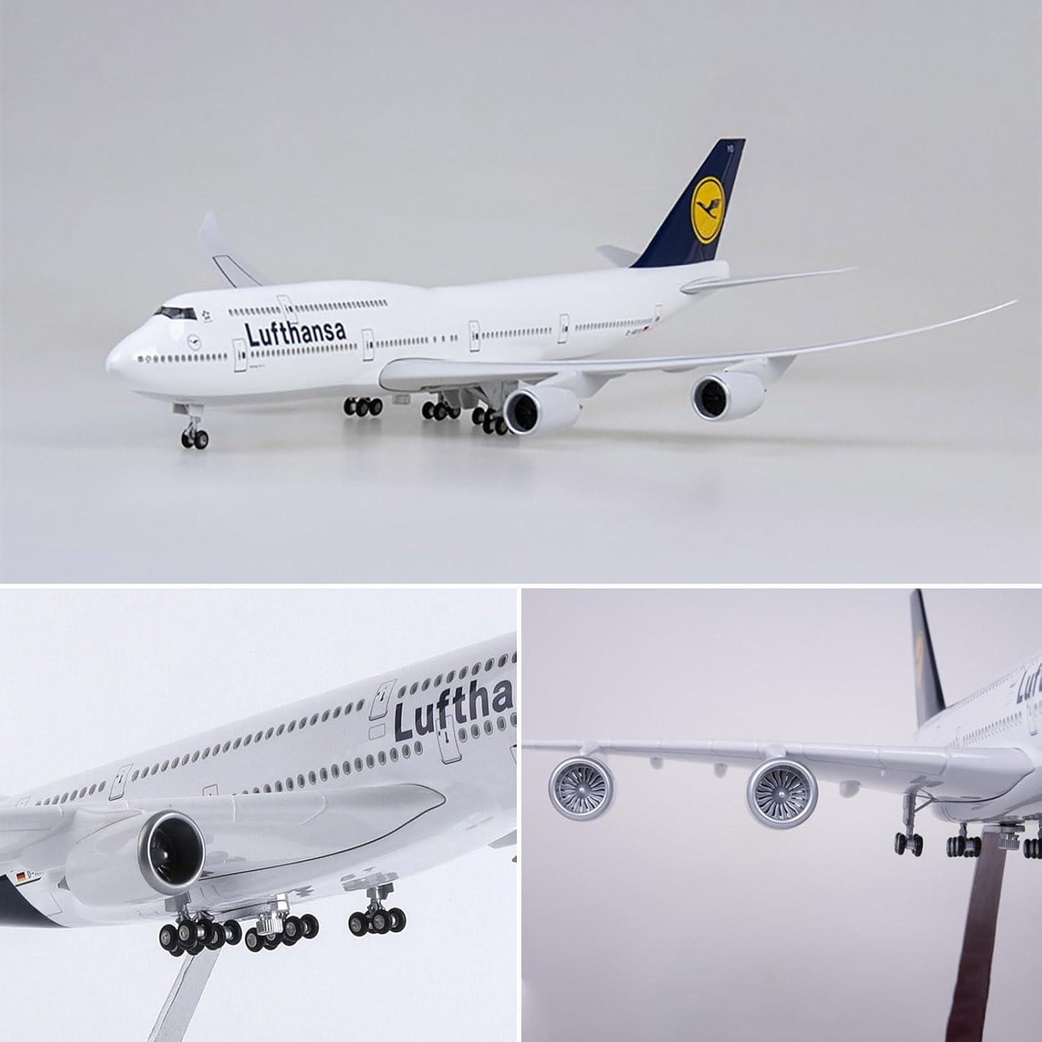 18.5 1160 Scale Model Airplane Lufthansa A380 Model Jet Collectibles ...