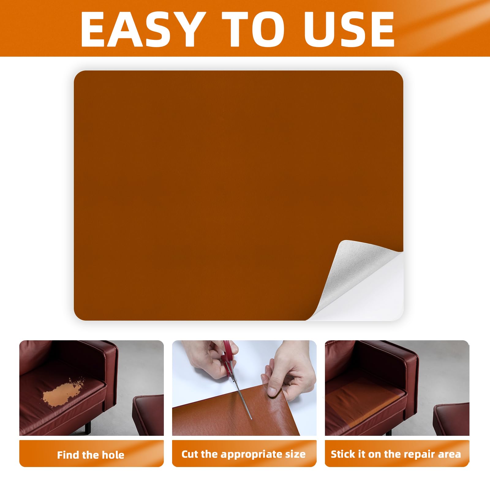 BSZHTECH Leather Repair Tape, Self-Adhesive Leather Repair Patch for ...