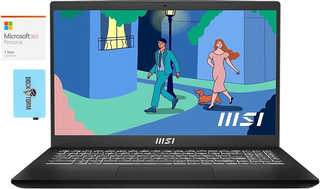 Amazon.com: MSI Modern 15 Gaming & Business Laptop (Intel i7-1255U 10 ...