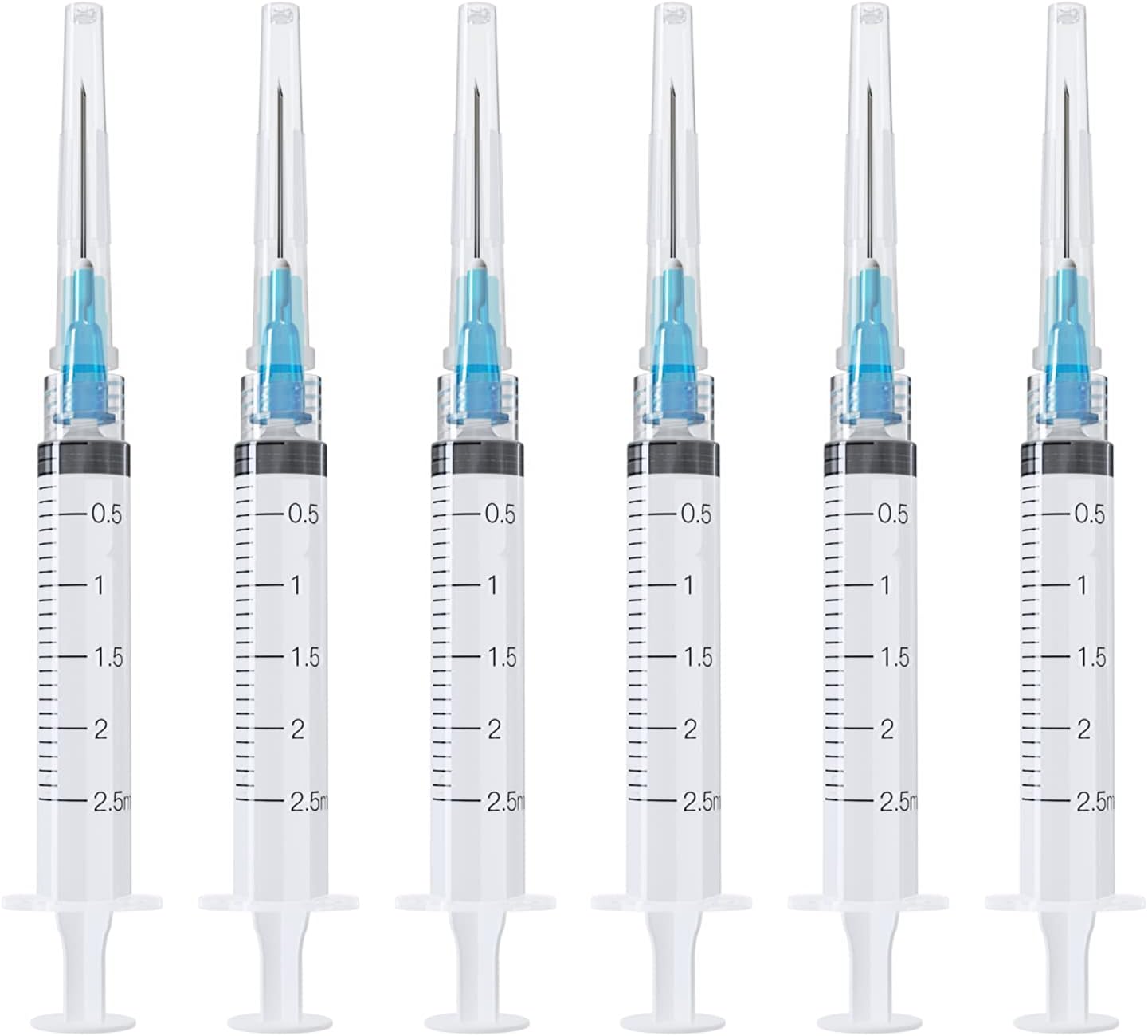 Amazon.com: 2ML Disposable syringe with Needle, Individually Wrapped ...