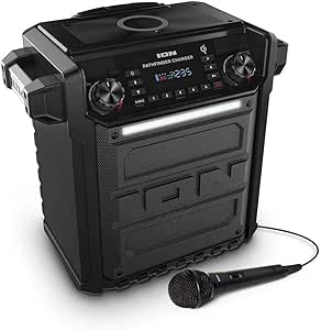 Amazon.com: ION Pathfinder, Bluetooth Portable Speaker with Wireless Qi ...