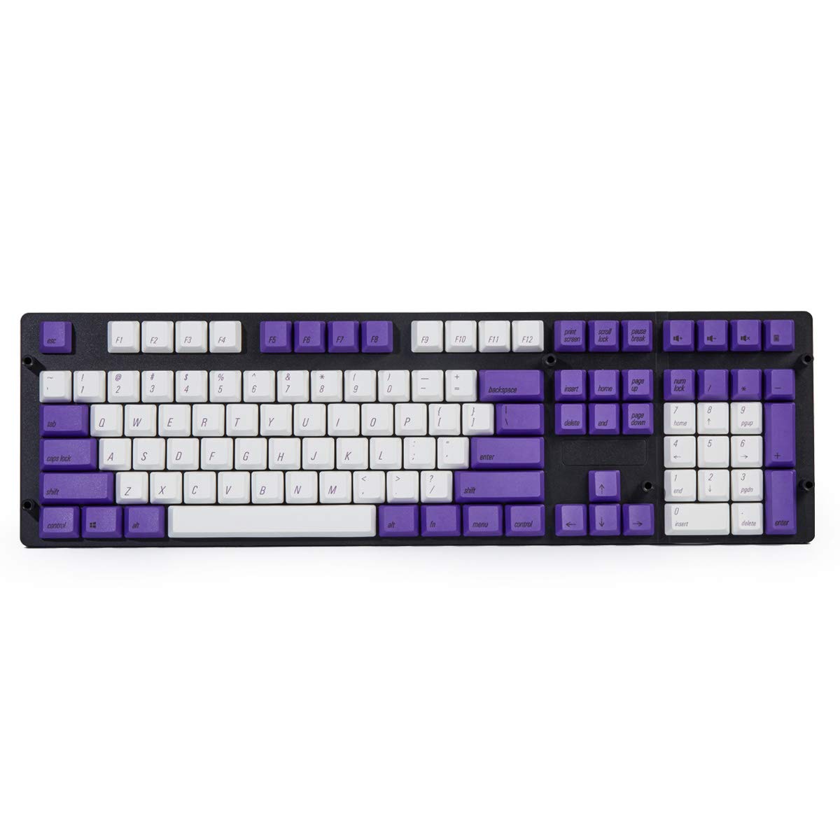 Buy Qisan PBT Keycaps 108 Key Cherry Profile Keycap Set Dye-subbed for ...