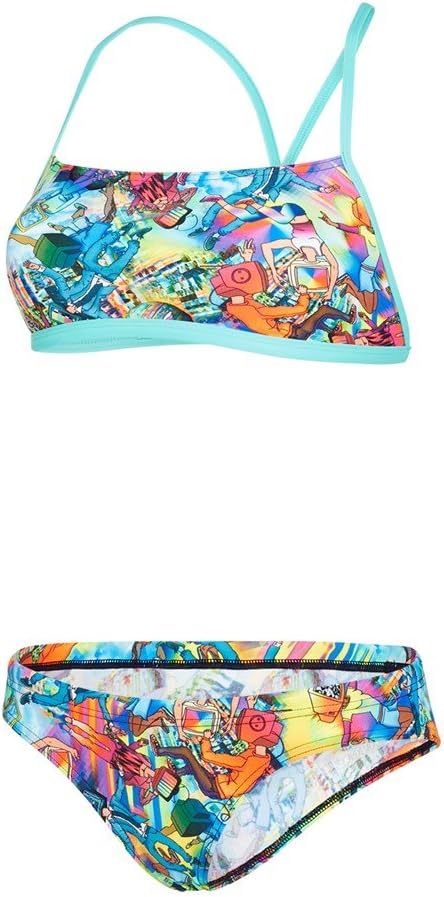 Speedo Glow Ball 2 Piece Crossback Mädchen Bikini 38 Rosa (Elektrik ...