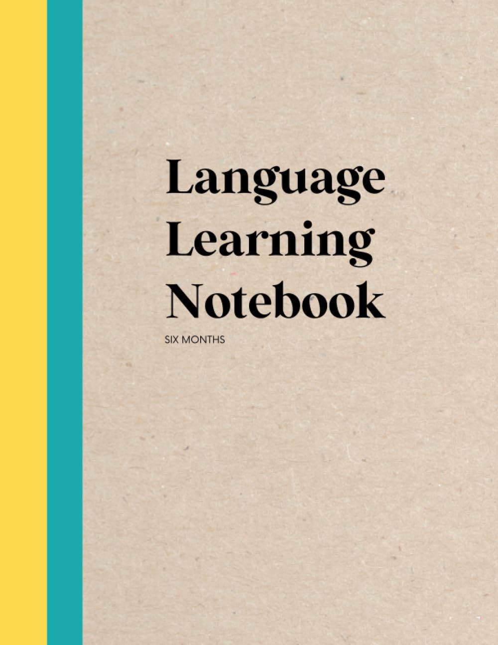 Language Learning Notebook (Minimalist Style): Fillable New Language ...