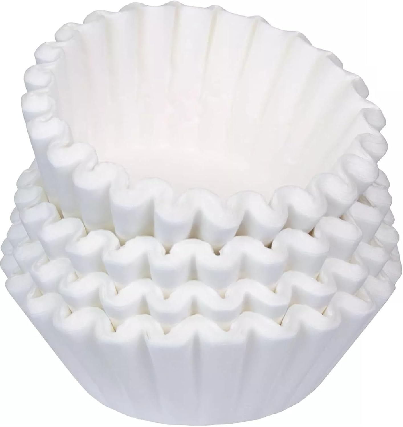 Amazon.com: 100 Count Basket Coffee Filters,Flat Bottm Paper Filter ...