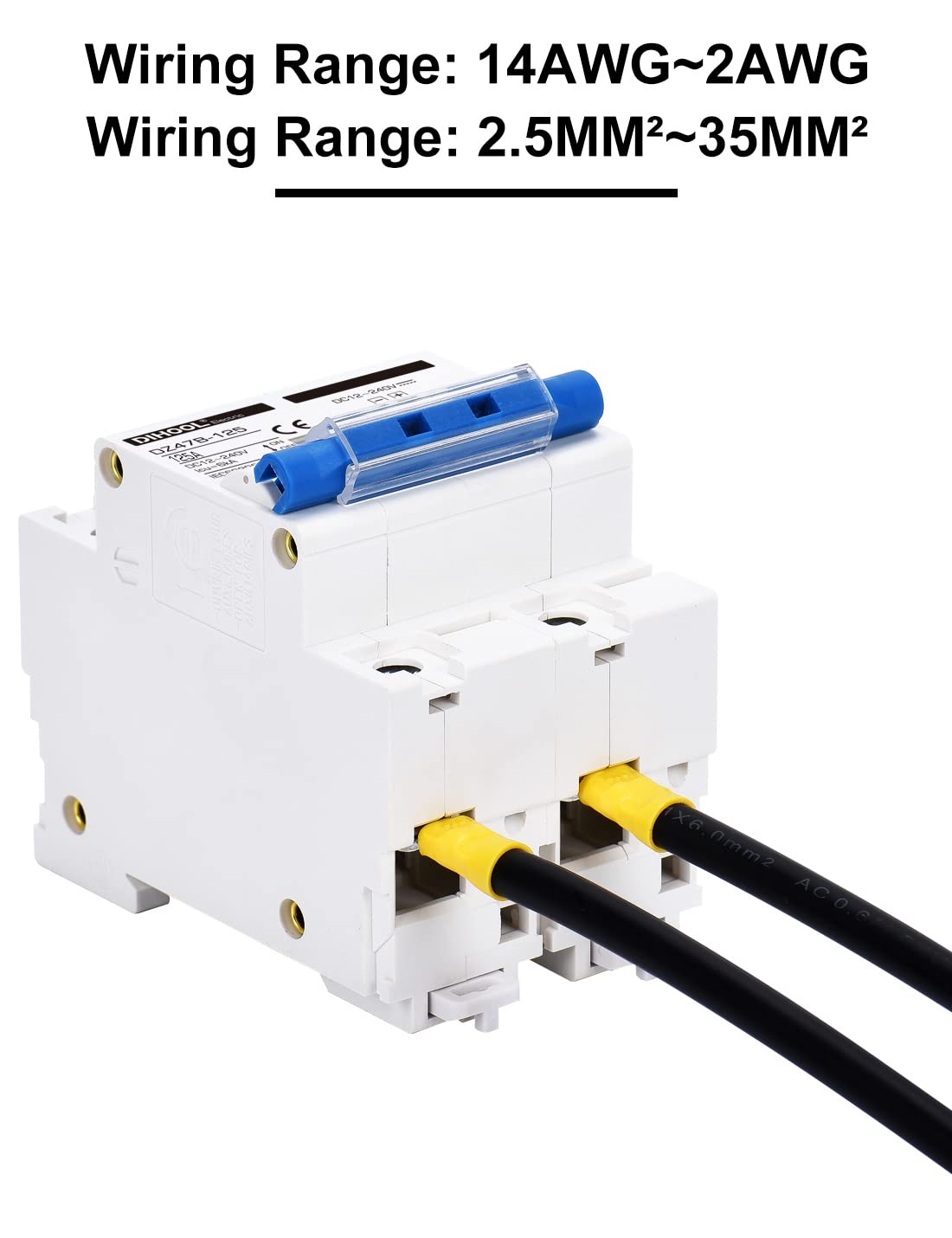 Snapklik.com : DC Circuit Breaker,125A 2 Pole,12V To 240 Volt Solar ...