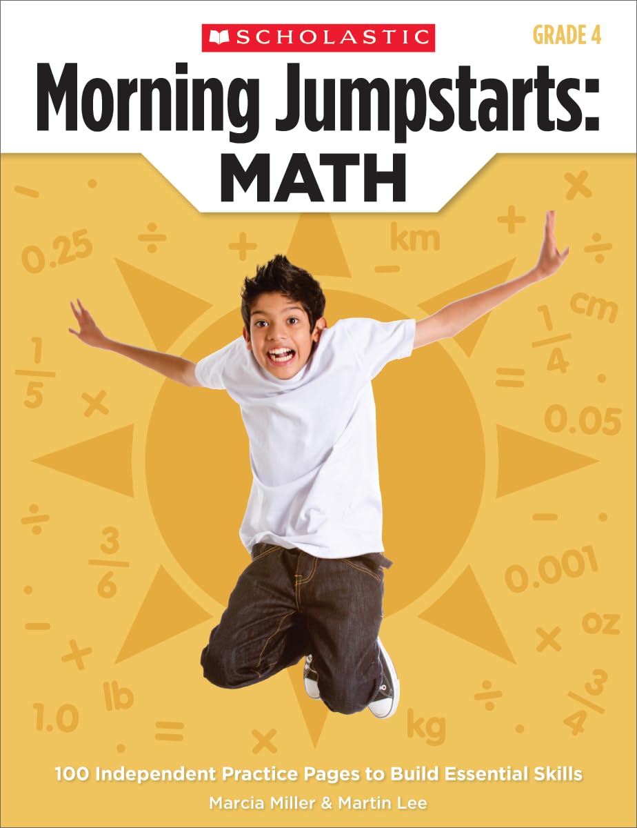 Amazon.com: Scholastic Morning Jumpstarts: Math, Grade 4: 9780545464178 ...