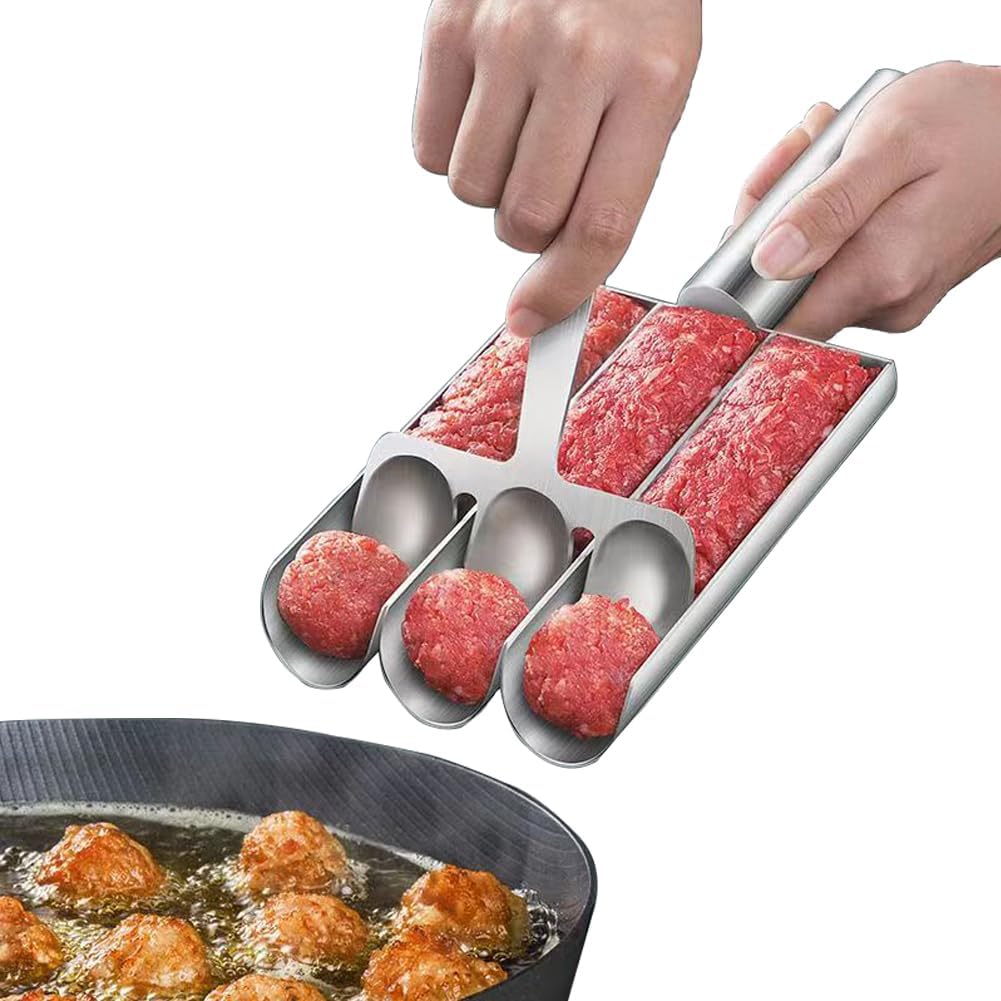 Meatball Shaper, Stainless Steel, Meatball Maker, Meatball Shaper ...