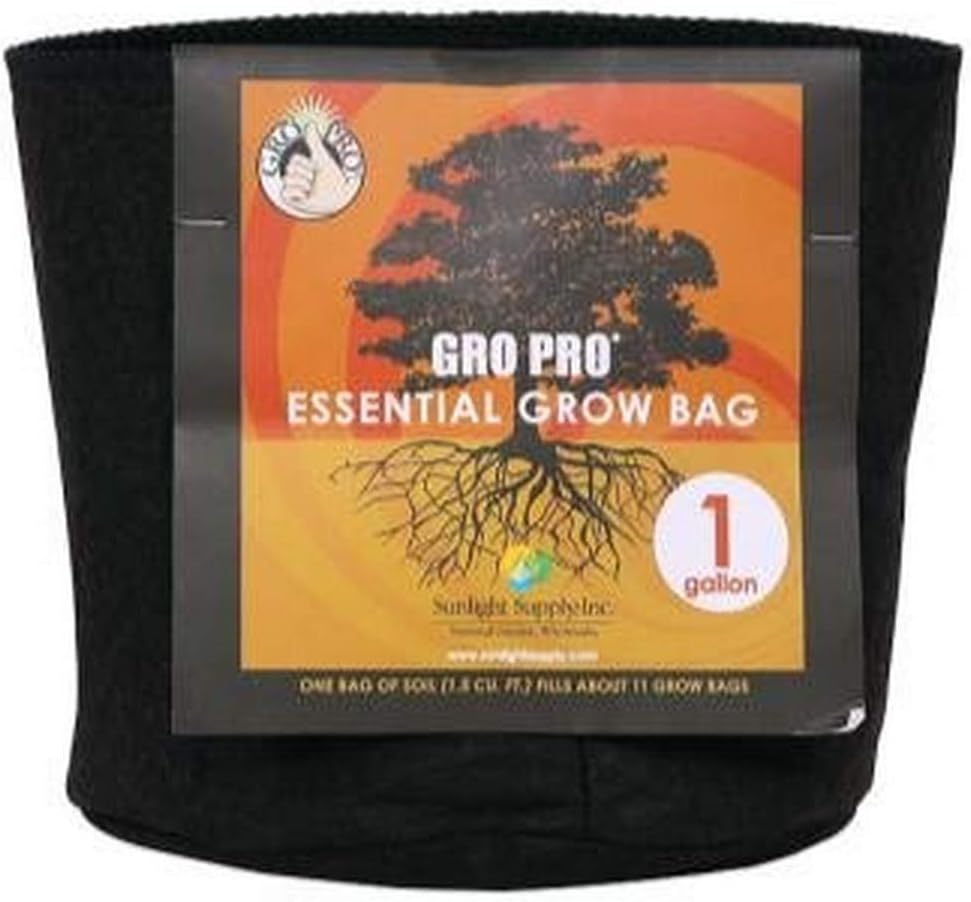 Amazon.com : Gro Pro Premium Round Fabric Pot 10 Gallon, Black : Patio ...