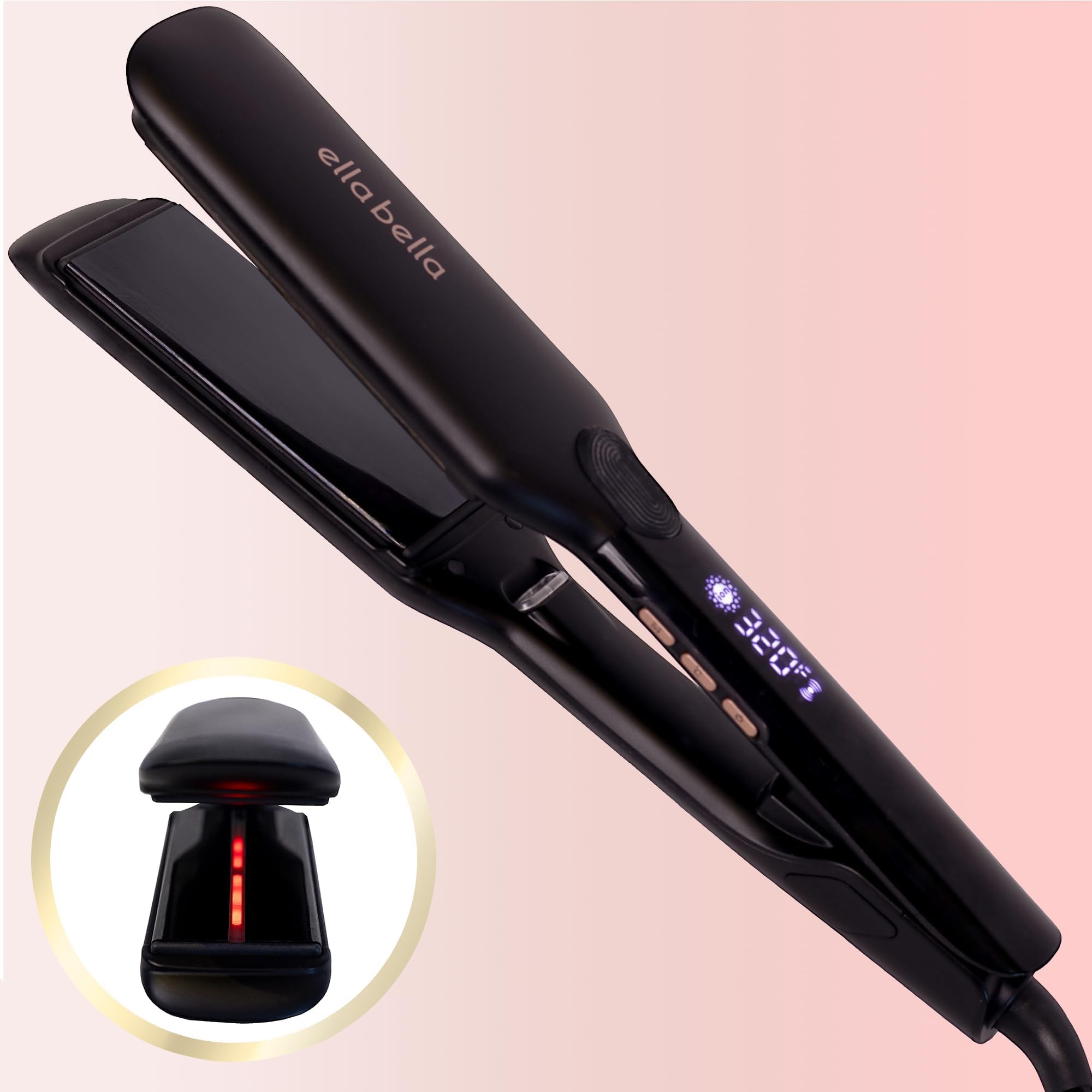 Amazon.com : HSI Professional Ceramic Tourmaline Ionic Flat Iron Hair ...