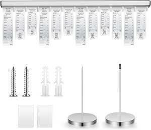 Amazon.com : Henoyso 48 Inch Aluminum Slide Check Rack with 2 Pcs ...