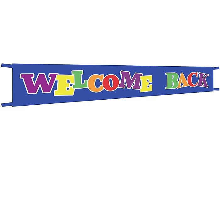 Buy Extra Large Welcome Back Banner,Welcome Party Supplies, Homecoming ...