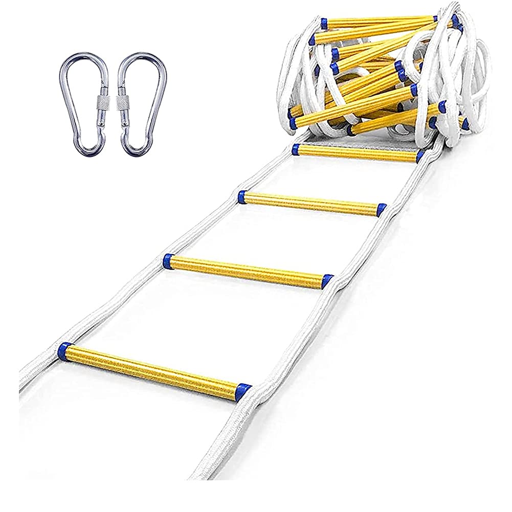 Buy Portable Rope Ladder, Fire Escape Ladder, Fire-Proof Rescue Ladder ...