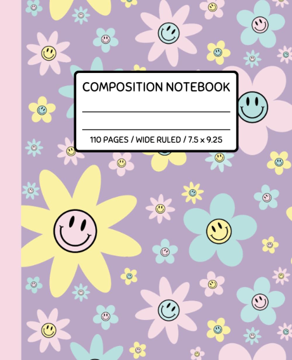 Amazon.com: Pastel Composition Notebook Wide Ruled: Preppy Aesthetic ...