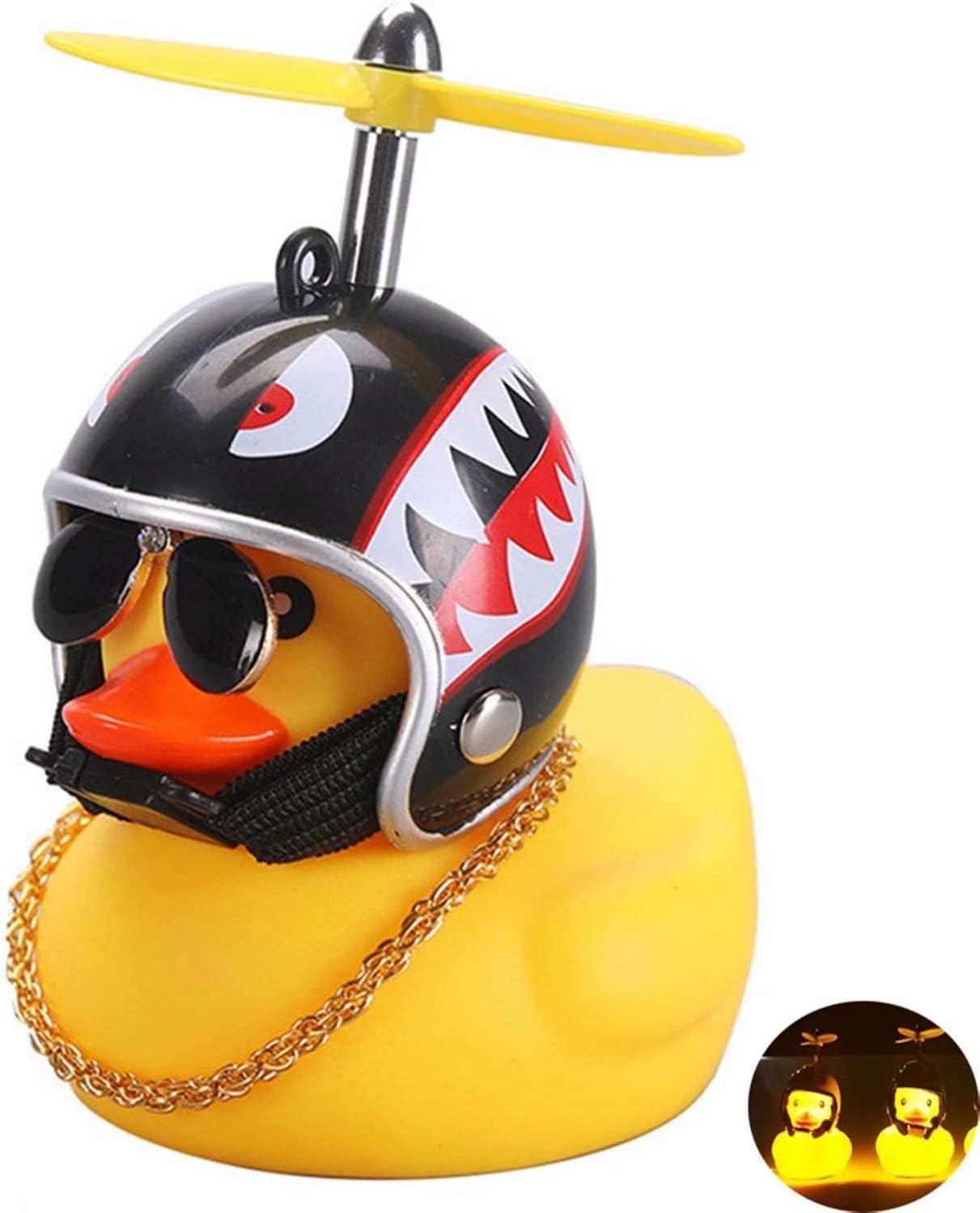 Patito de Hule con Casco, Patito con Casco para Bicicleta, Motocicleta ...