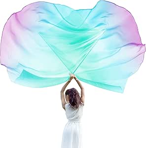 Amazon.com : Jetec 2 Set 55" Praise Dance Worship Flags with Scalable ...