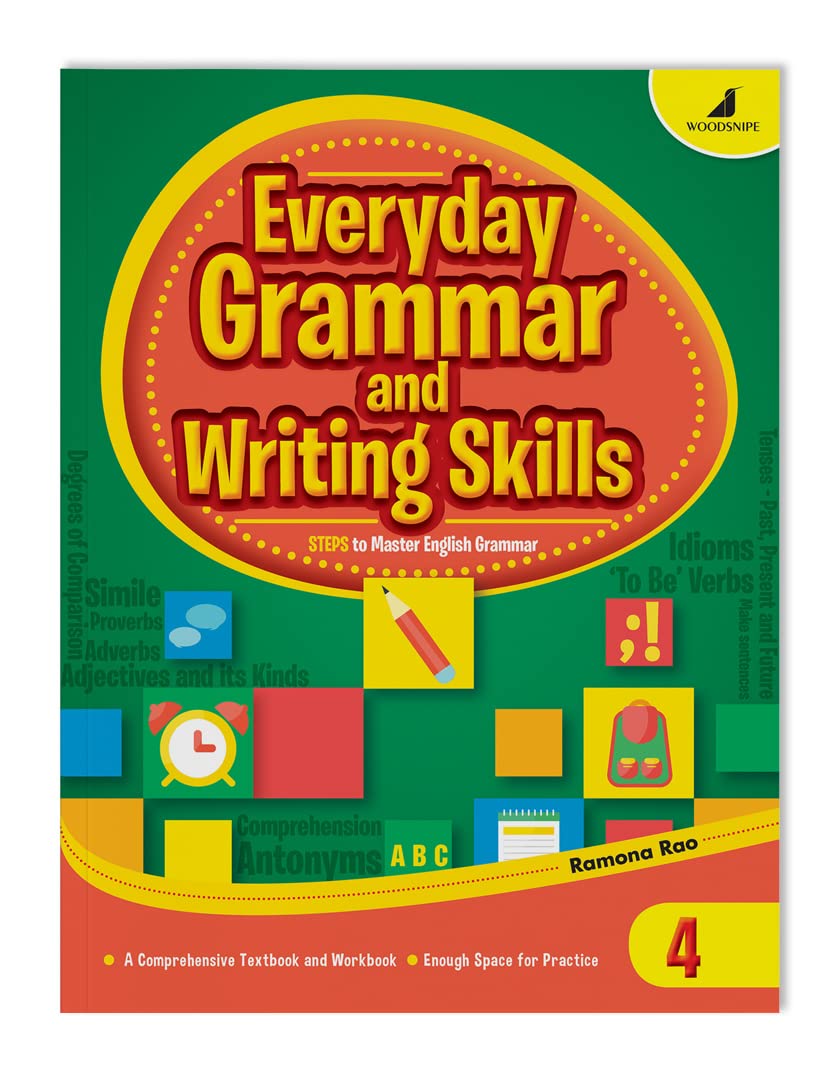 Buy Woodsnipe English Grammar and Writing Skills Book for Class 4, Age ...
