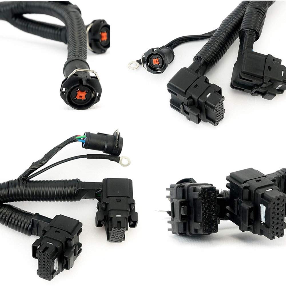 Snapklik.com : FICM Engine Fuel Injector Complete Wire Harness Compatible