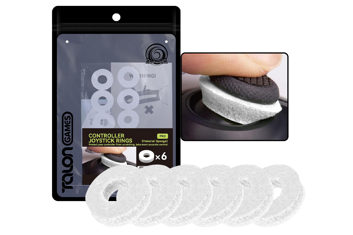 Amazon.com: TALONGAMES Joystick Rings, Aim Assist Target Motion Control ...