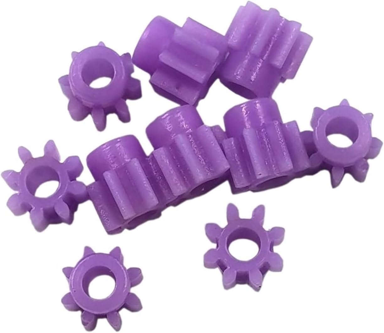 Amazon.com: PIGENE Gear Teeth Spiral Bevel Gear 10pcs 82A 0.5M Pinion 8 ...