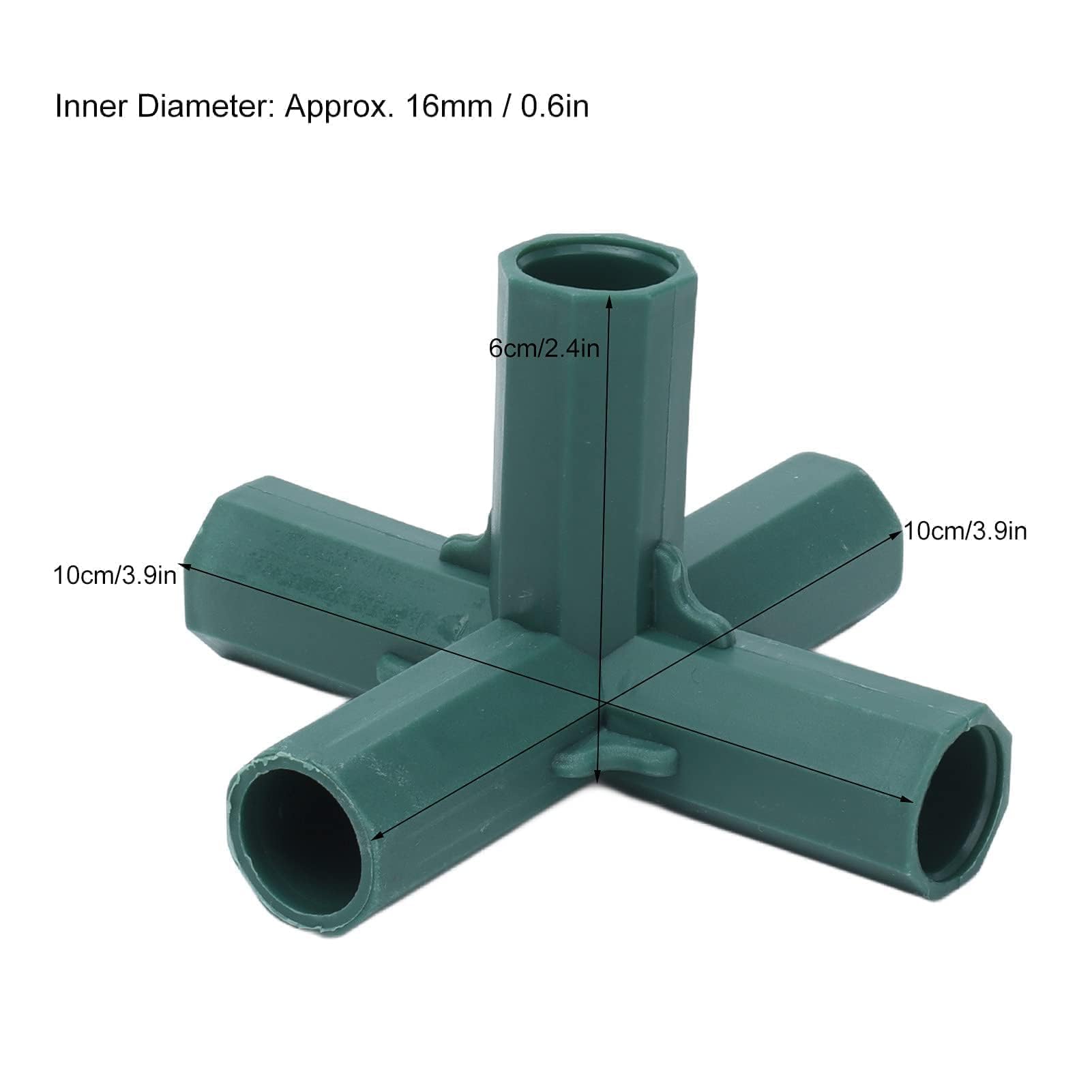 Snapklik.com : 8pcs Gardening Frame Connector, 5 Way Corner Connector ...