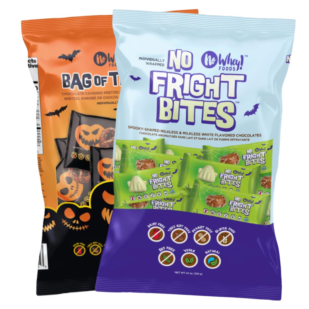 Amazon.com : No Whey Foods Fright Bites & Bag of Terror Pretzels ...