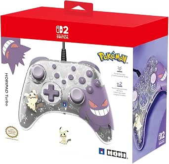 HORI Horipad Turbo (Gengar and Mimigma) Wired Controller for Nintendo ...