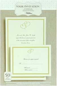 Amazon.com: WILTON Invitation Kit, 50 Sets : Home & Kitchen
