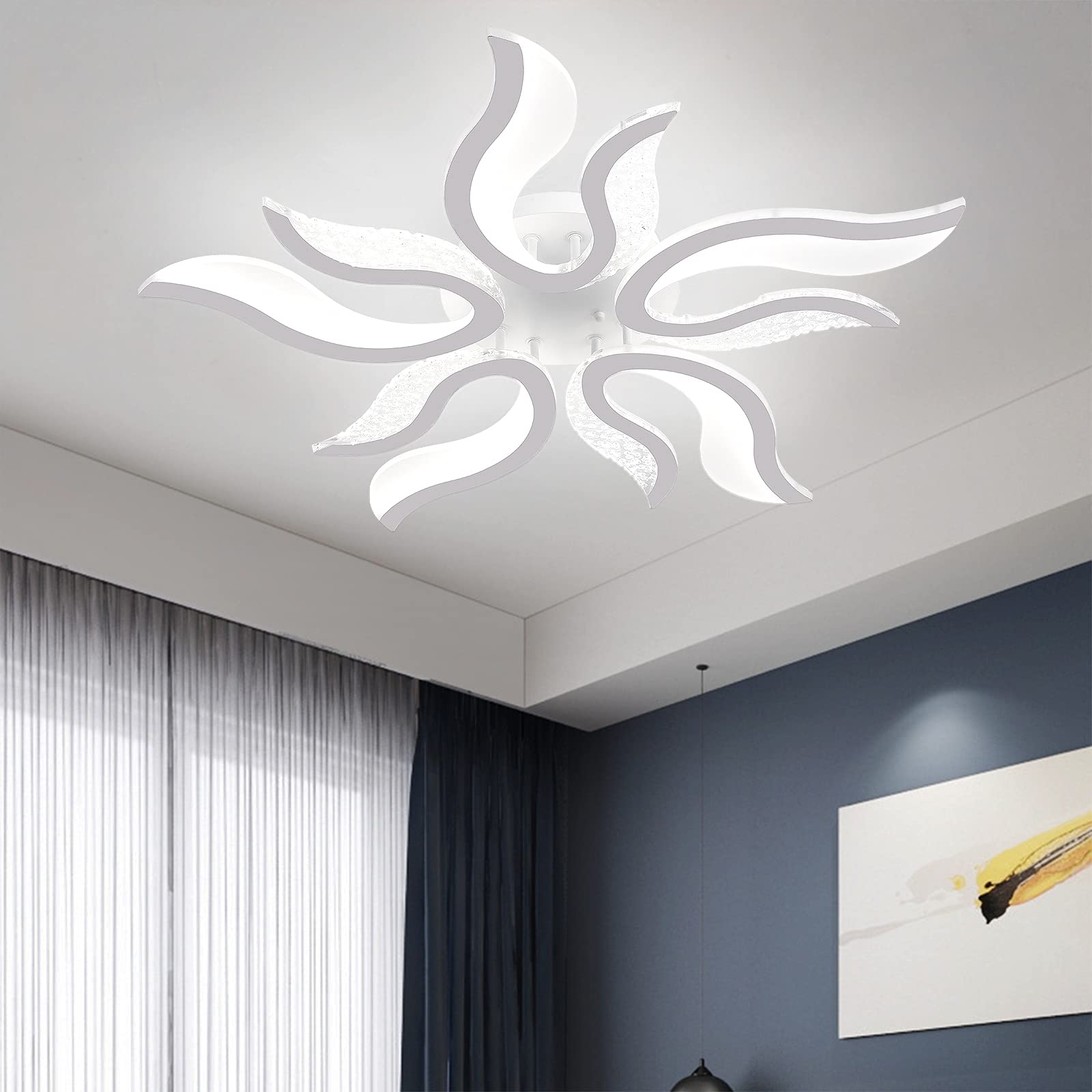 Buy Ganeed Modern LED Ceiling Light, 50W Flush Ceiling Chandeliers ...