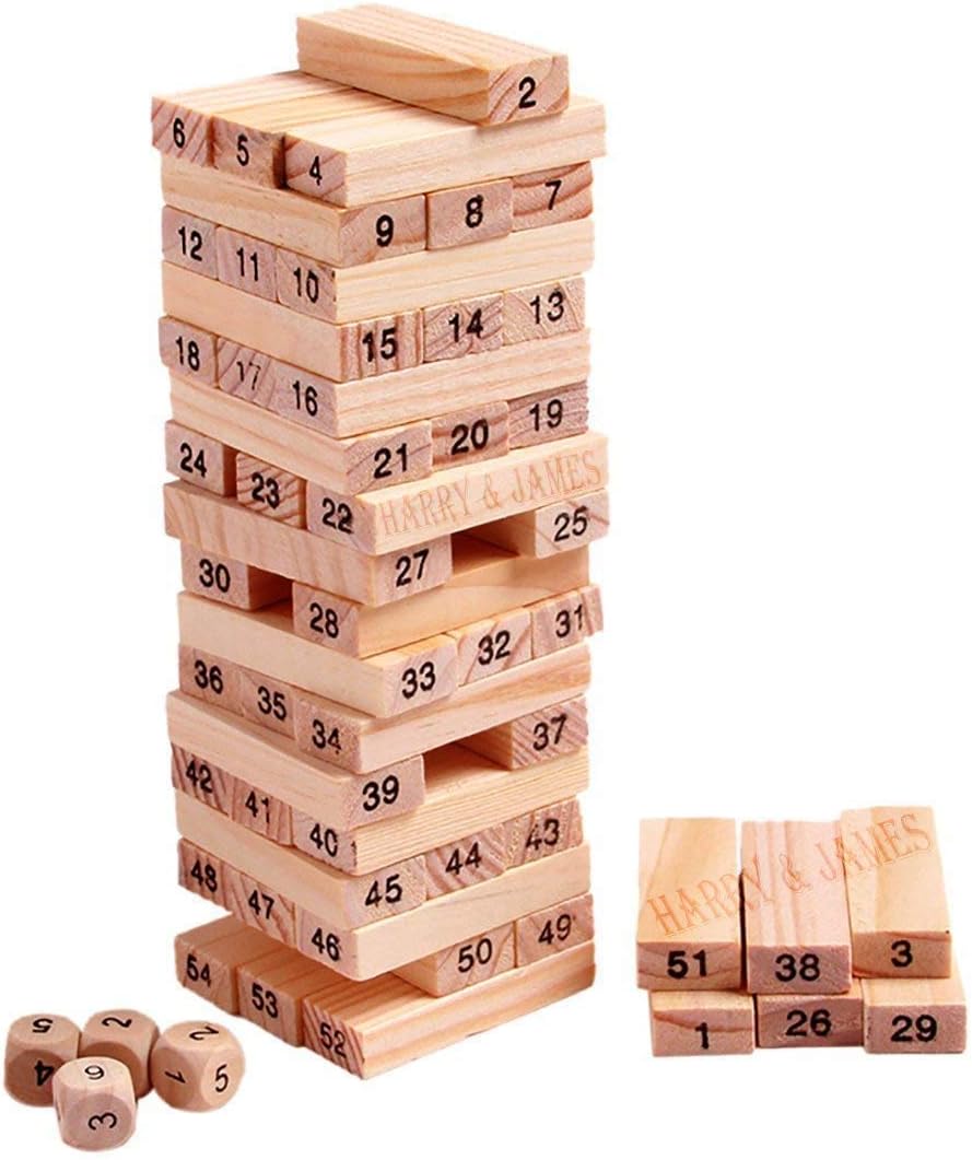 Buy Hasbro Gaming Original Jenga Game, Jenga Stacking Tower Game, Fun ...